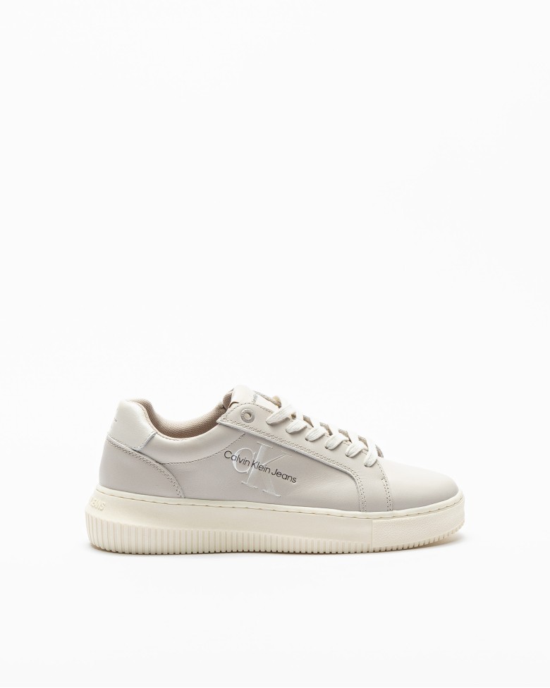 Calvin Klein Jeans Chunky Cupsole Laceup Beige Sneakers 182 W01096 05 PROF Online Store
