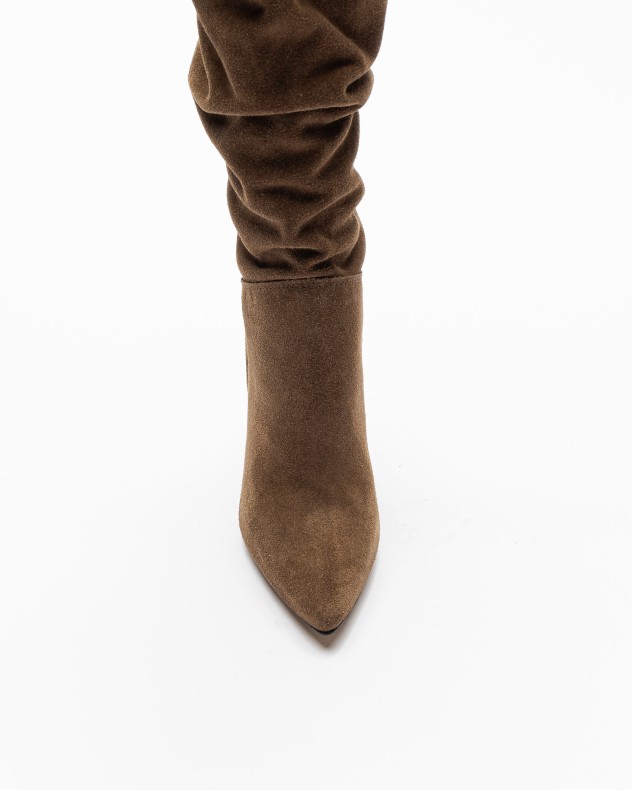 Botas de cano alto PROF Luana 782 Castanho - 496-LU782-84 | PROF Online ...