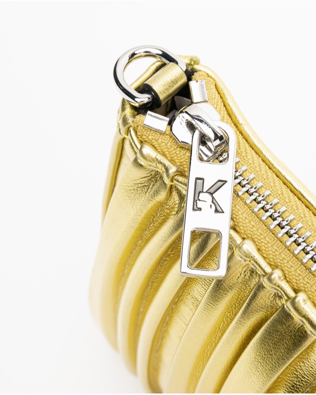 Clutch Karl Lagerfeld K/Kushion Shoulder Pouch Metal Dorado - 192-W3210 ...