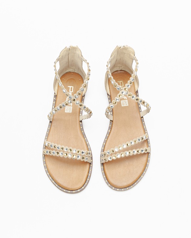 Sandalias planas Loft Ash 4 Beige - 58-ASH4-05 | PROF Online Store