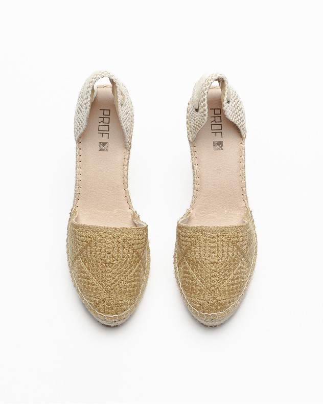 Sandalias con cuña PROF Alba64 Camel - 32-ALBA64-04 | PROF