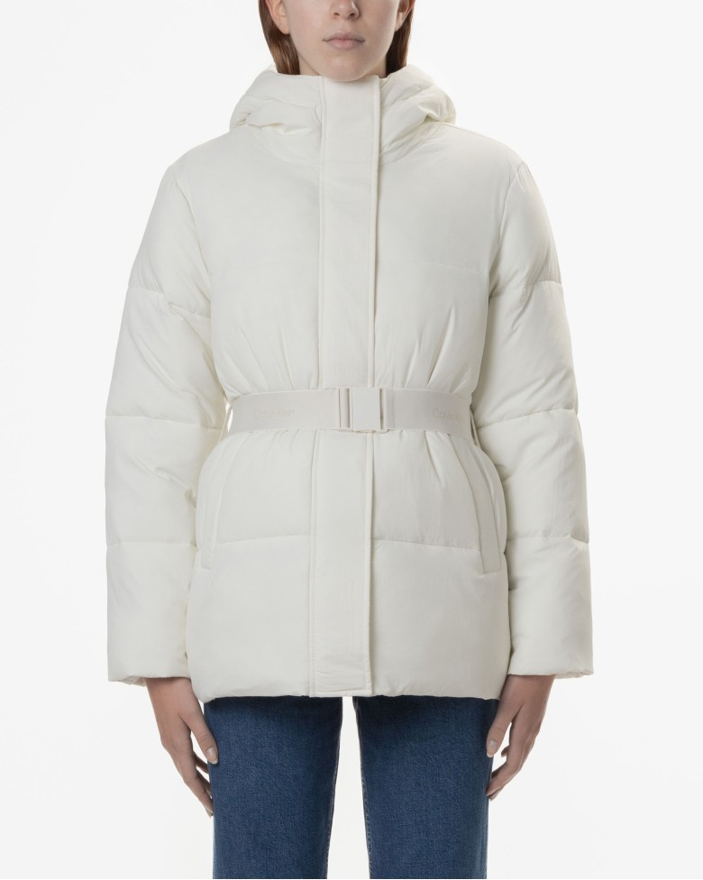 Calvin Klein Jeans J20J224107 White Puffer jacket 182 224107 00 PROF Online Store