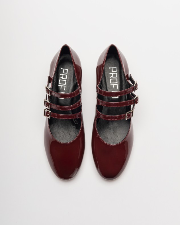 Sapatos PROF LAURA 2203 Bordô - 496-LA2203-06 | PROF Online Store