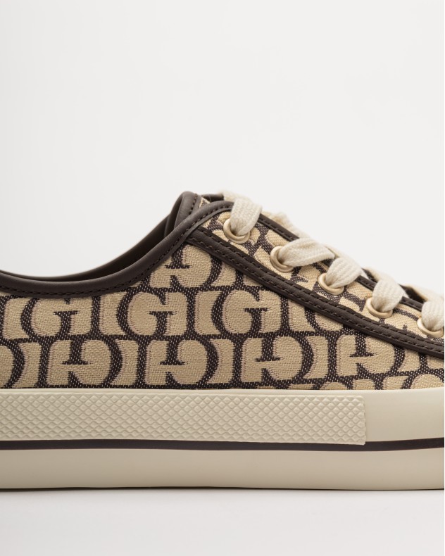 Guess FLPCAR Brown Sneakers - 14-FLPCAR-03 | PROF Online Store