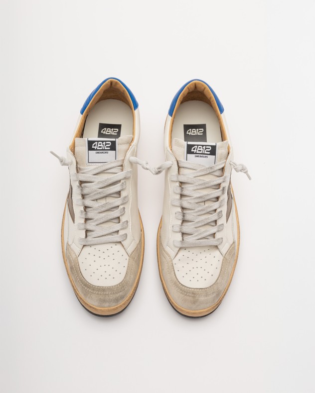 4B12 PLAY NEW U105 White Sneakers - 42-PLAU105-00 | PROF