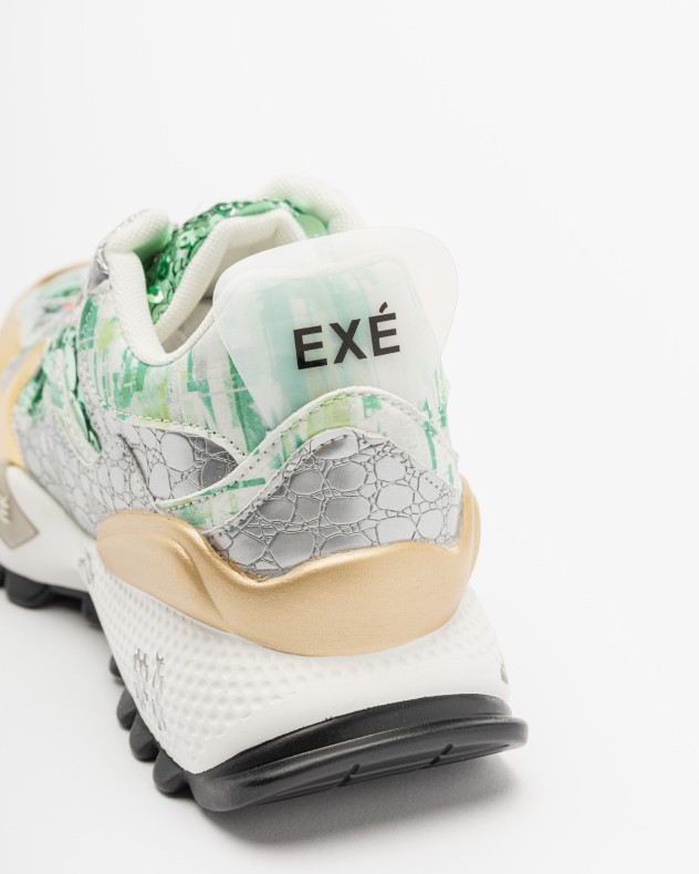 Baskets Exé D190608-13 Vert - 33-608-13A-10 - PROF