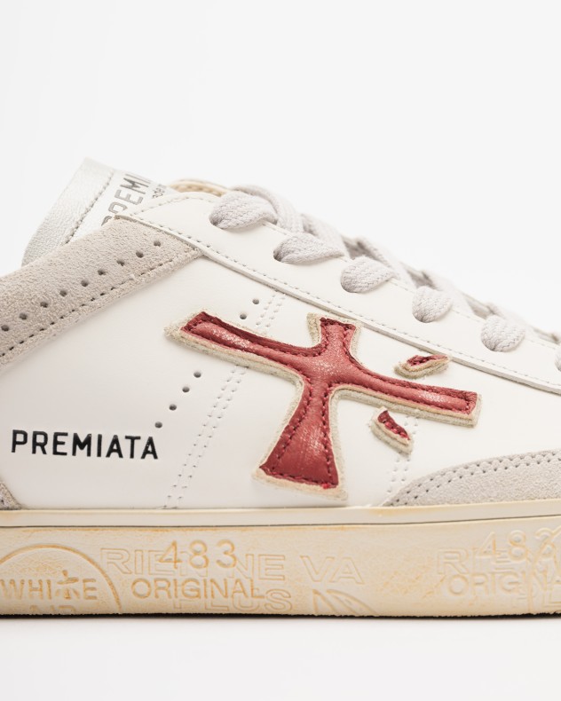 Premiata STEVEN 6970 White Sneakers - 340-ST6970-00 - PROF