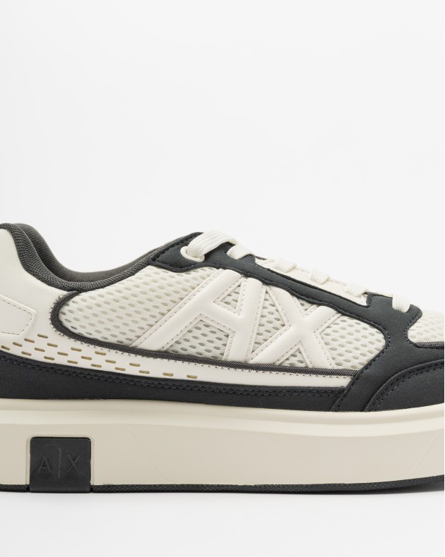 Armani Exchange XUX242 White Sneakers - 5-XUX242-00 - PROF