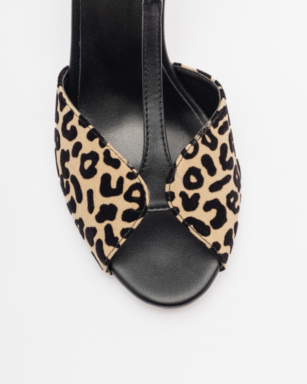 Sandálias salto alto PROF SANTIAGO Bege - 224-SANTIA-05 | PROF