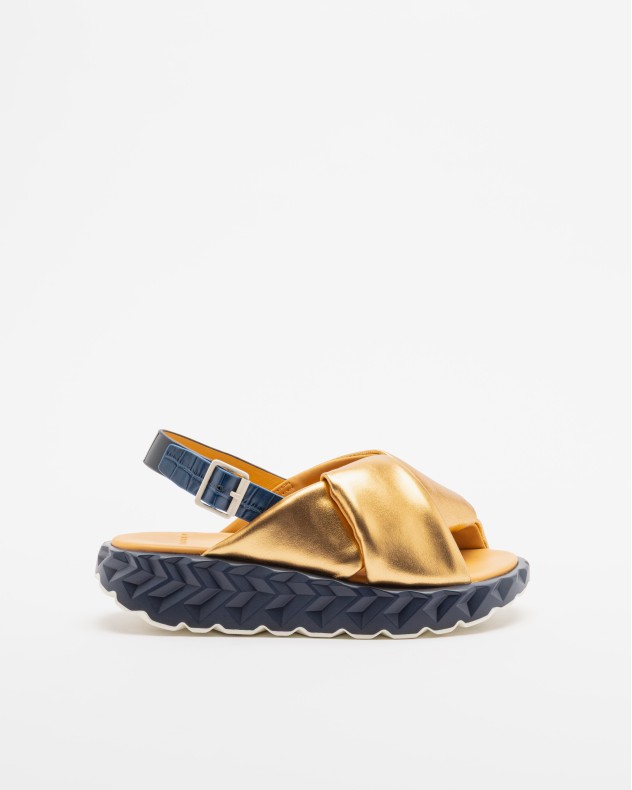 4ccccees JABARA COIL Golden Sandals - 385-JABCOI-30 - PROF