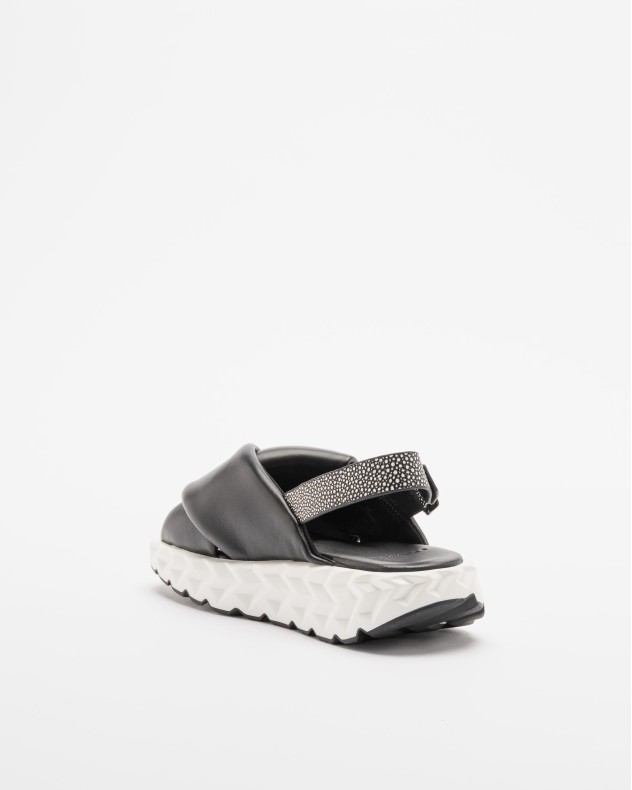 4ccccees JABARA COIL Black Sandals - 385-JABCOI-01 - PROF