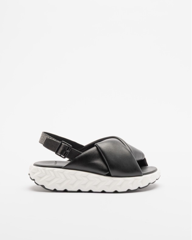 4ccccees JABARA COIL Black Sandals - 385-JABCOI-01 - PROF