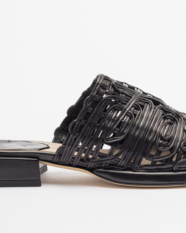 Ixos X25E00100 Black Mules - 101-00100-01 - PROF